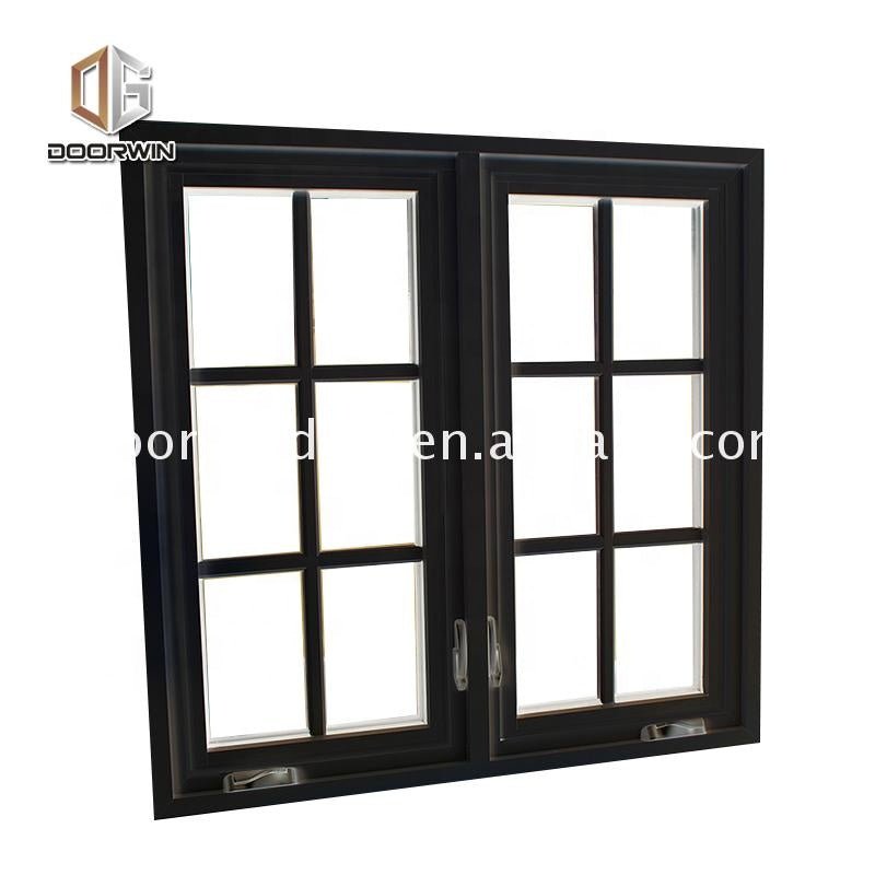 Grill design TEAK wood window with factory price – Doorwin Windows Inc