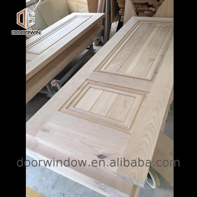 Original factory solid hardwood interior doors glass core soundproof ...