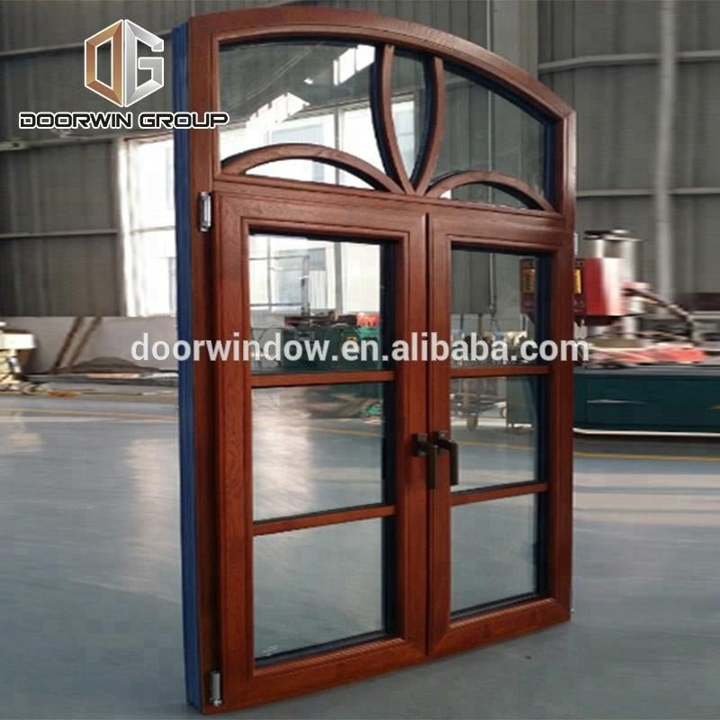 Professional Double swing opening aluminium casement window safety gla ...