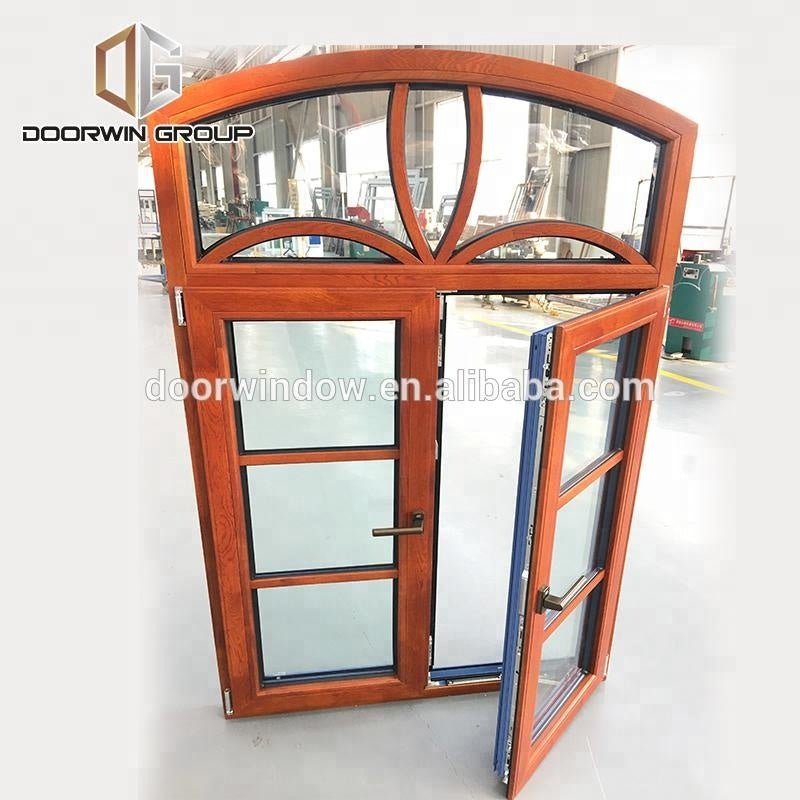 Professional Double swing opening aluminium casement window safety gla ...