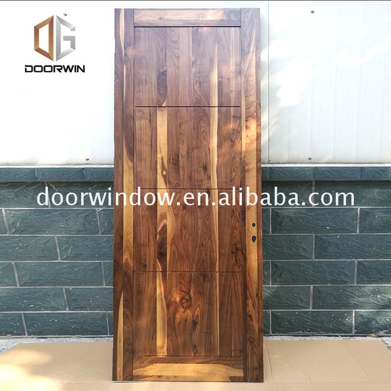 Professional factory red interior door readymade wooden doors and wind ...